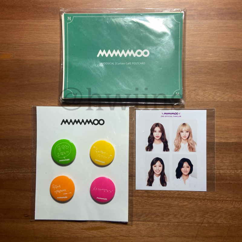 Jual Mamamoo Merch sticker pin postcard | Shopee Indonesia