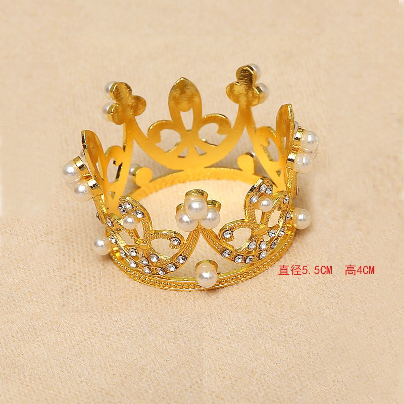 Jual topper kue pearl crown/ topper bulu ,topper mahkota /lampu LED ...