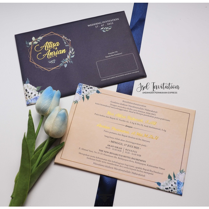 Jual UNDANGAN PERNIKAHAN HARD COVER SINGLE BOARD DENGAN AMPLOP DESIGN ...