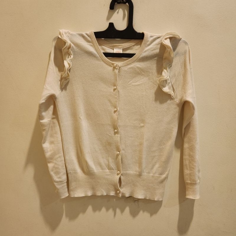 Jual Cardigan/outer Rajut Bahan Halus kancing Mutiara | Shopee Indonesia