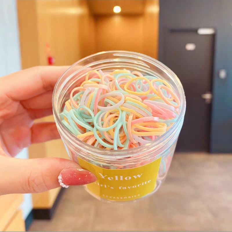 Jual Ikat Rambut Anak Kemasan Tabung Botol Model Jepang Full Color ...