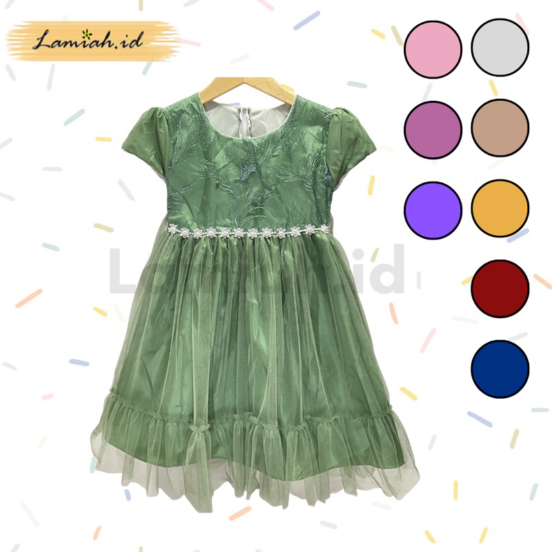 Jual LAMIAH.id - "Aurora" Dress / Gaun Pesta Ulang Tahun Anak Perempuan ...