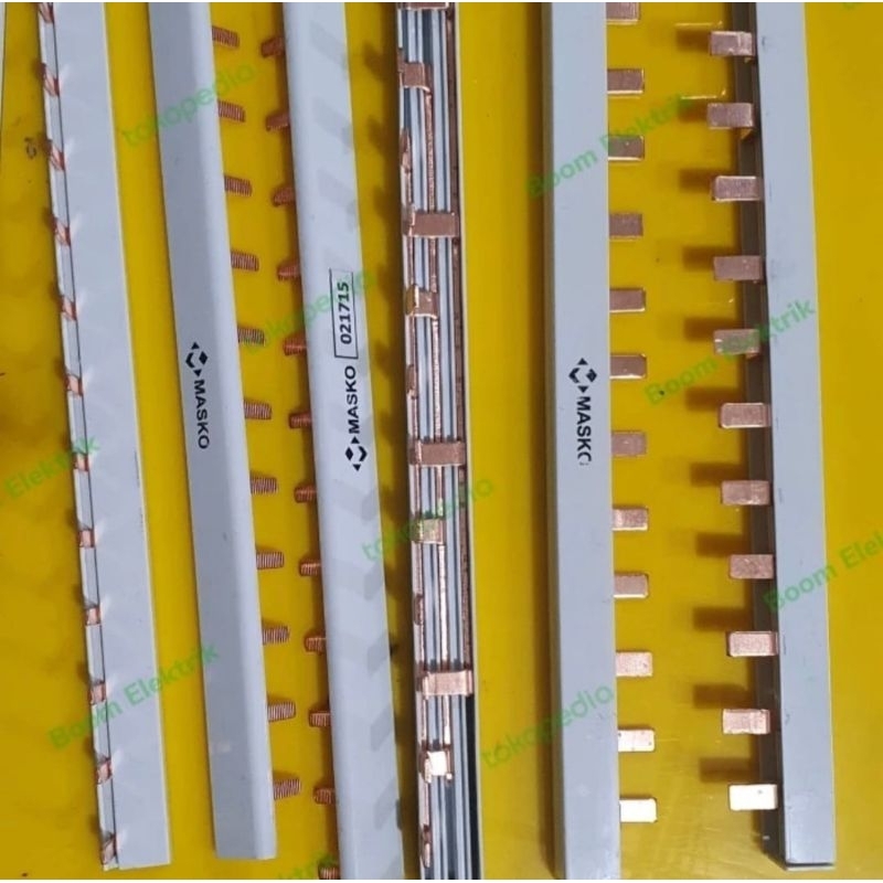 Jual Busbar Sisir MCB 1Phase dan 3Phase 22cm 12Kt Masko | Shopee Indonesia