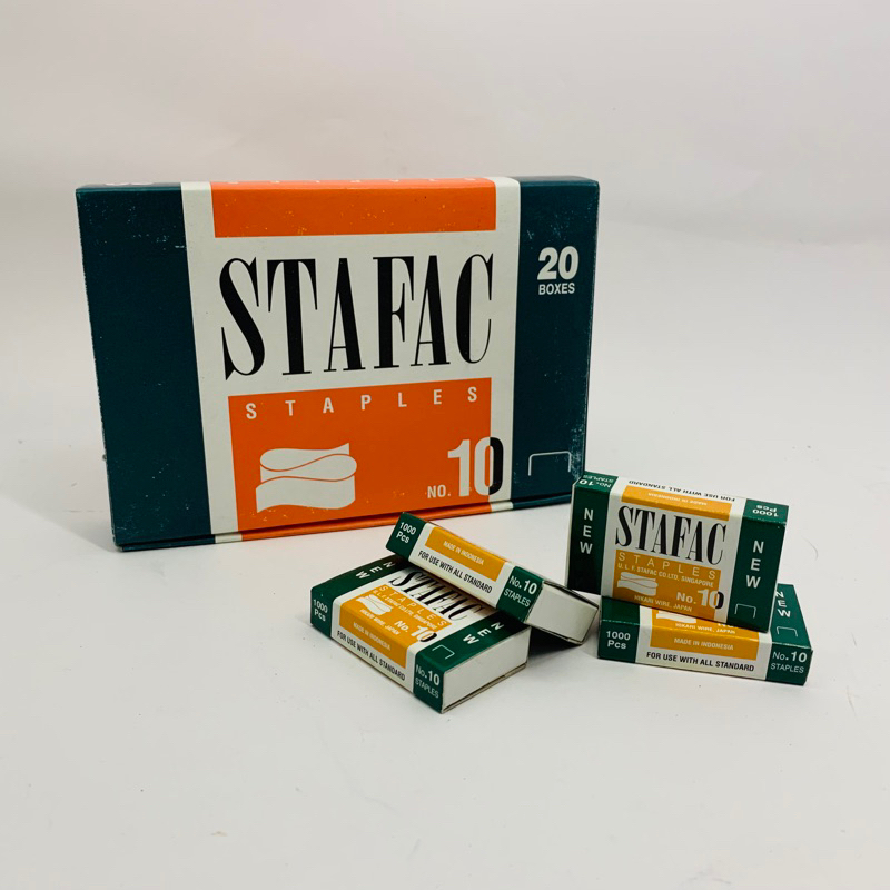 Jual Isi Staples Kecil No10 Stafac | Shopee Indonesia