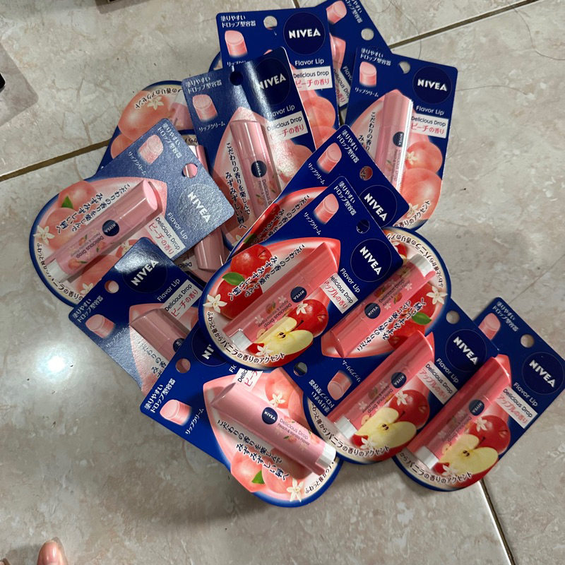 Jual NIVEA LIPBALM CHERRY & APPLE MADE FROM JAPAN (USED BY NCT JAEHYUN ...