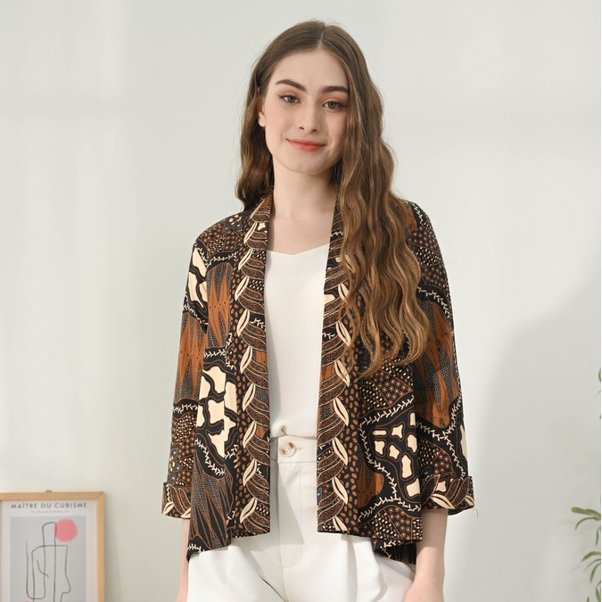 Jual Outer batik 241 ALI/ Rompi Batik/ Luaran Batik | Shopee Indonesia