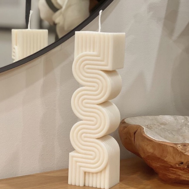 Jual Wave L & M / Candle decor / Wavy lilin / Lilin spiral / Props foto ...