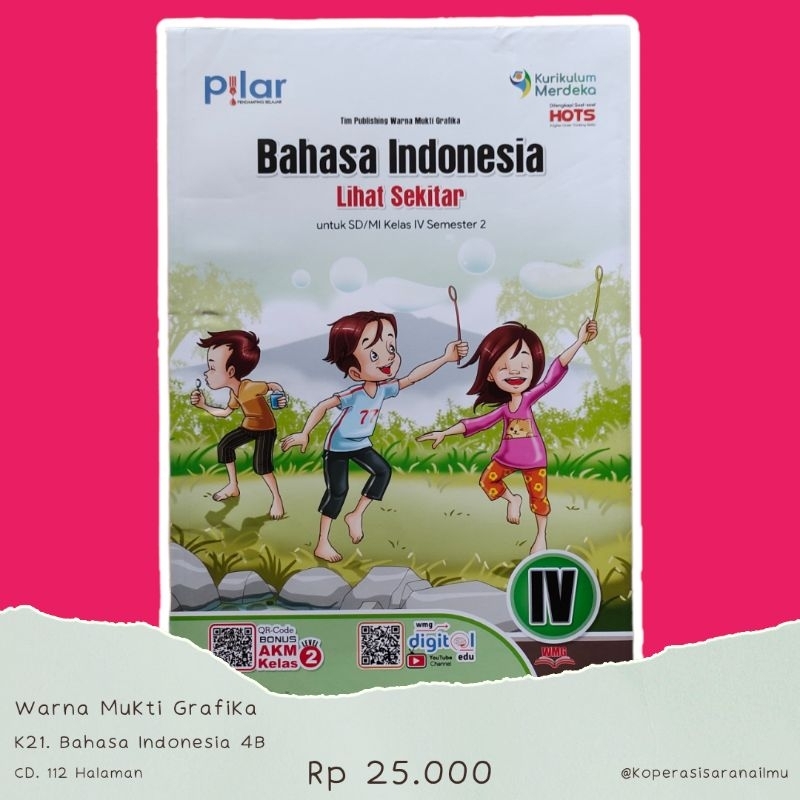 Jual Buku Pendamping Bahasa Indonesia Kelas 4 Semester 2 Kurikulum Merdeka SD/MI Pilar | Shopee ...