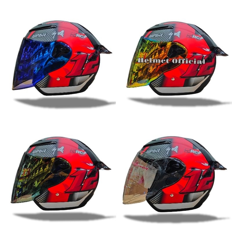 Jual Helm Half face Nhk R6 Motif Gp_Editon Rc / Ali Adrian | Shopee ...