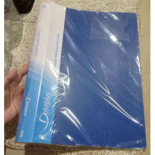Jual clear holder file sz FC dataplus display book isi 60 pockets biru ...