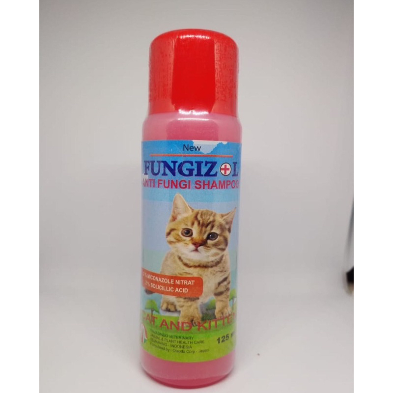 Jual FUNGIZOLE CAT dan DOG shampoo anti jamur anjing kucing bukan ...