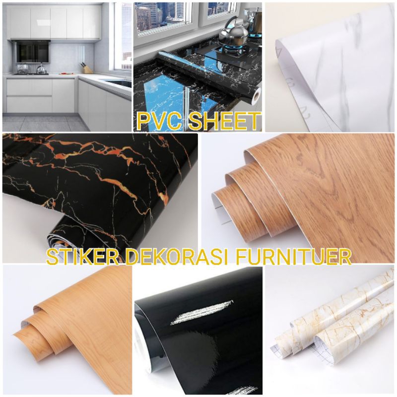 Jual Stiker Pvc Sheet Furniture Pelapis Meja Kitchenset | Shopee Indonesia