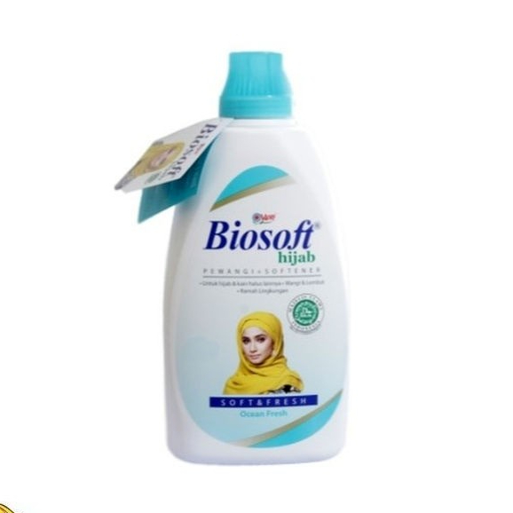 Jual YURI BIOSOFT HIJAB PEWANGI + SOFTENER 900ML | Shopee Indonesia