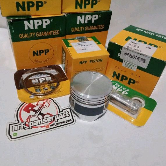 Jual PISTON KIT SEHER SET RING KAWASAKI KAZE ZX 130 OS/OVER SIZE STD ...