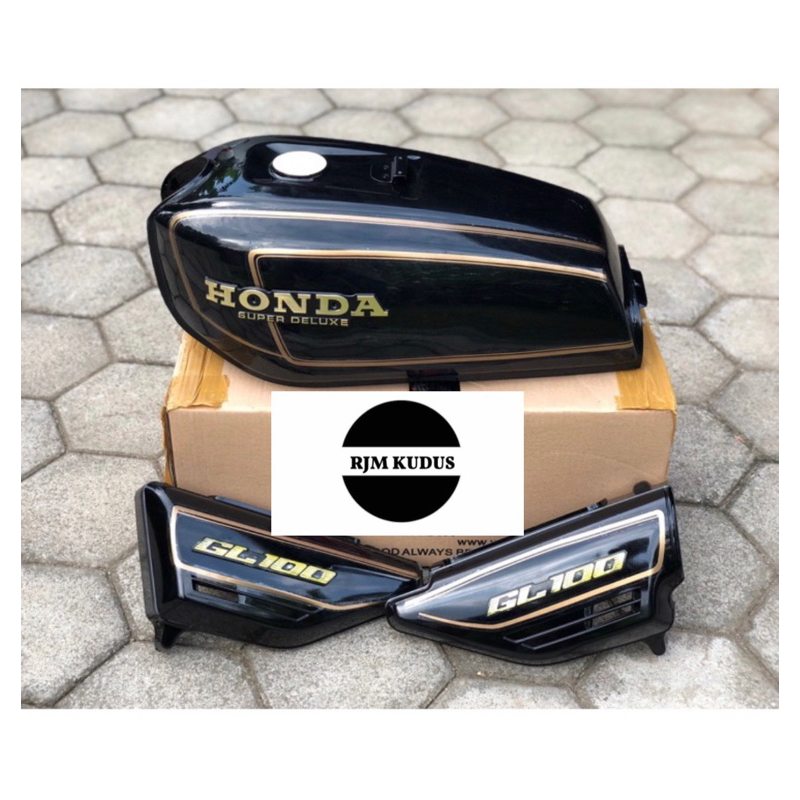 Jual paket Tangki GL100 GL 100 stiker gl100 emblem Box tepong GL100 ...