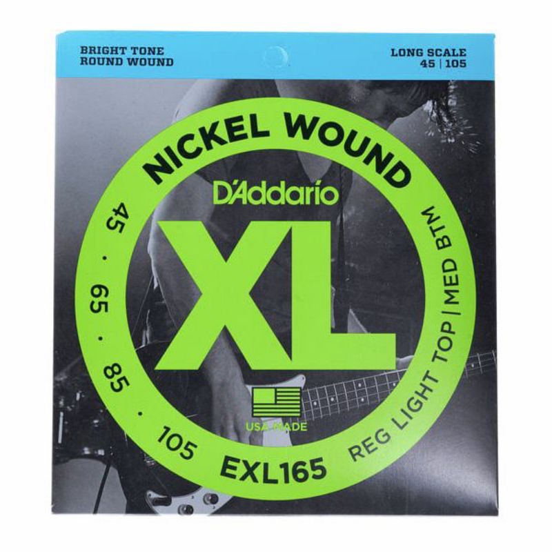Jual D'addario EXL165 senar bass 4 strings 45/105 | Shopee Indonesia