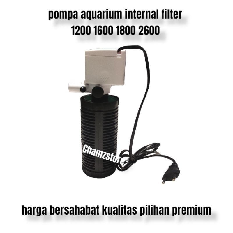 Jual pompa aquarium internal filter 1200 1600 1800 2600 filter air ...