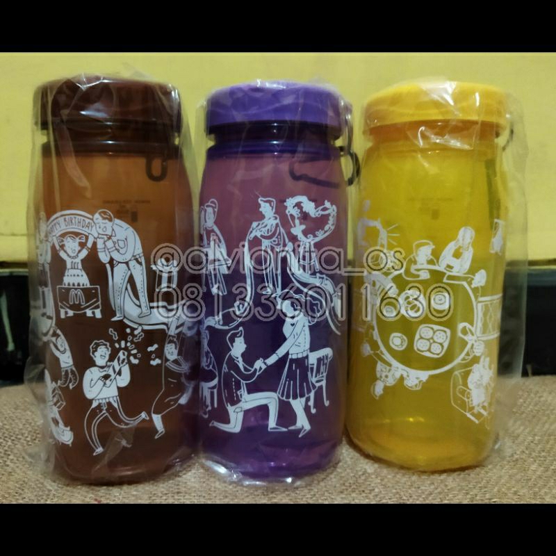 Jual botol minum / bottle colorfull limited edition / tumbler ori mcd ...