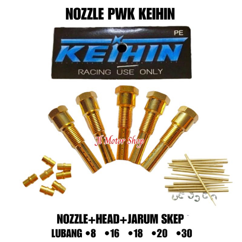 Jual Nozle Nozel Nosel Nozzle Lubang 8 12 16 18 20 30 Hole Karbu PWK ...