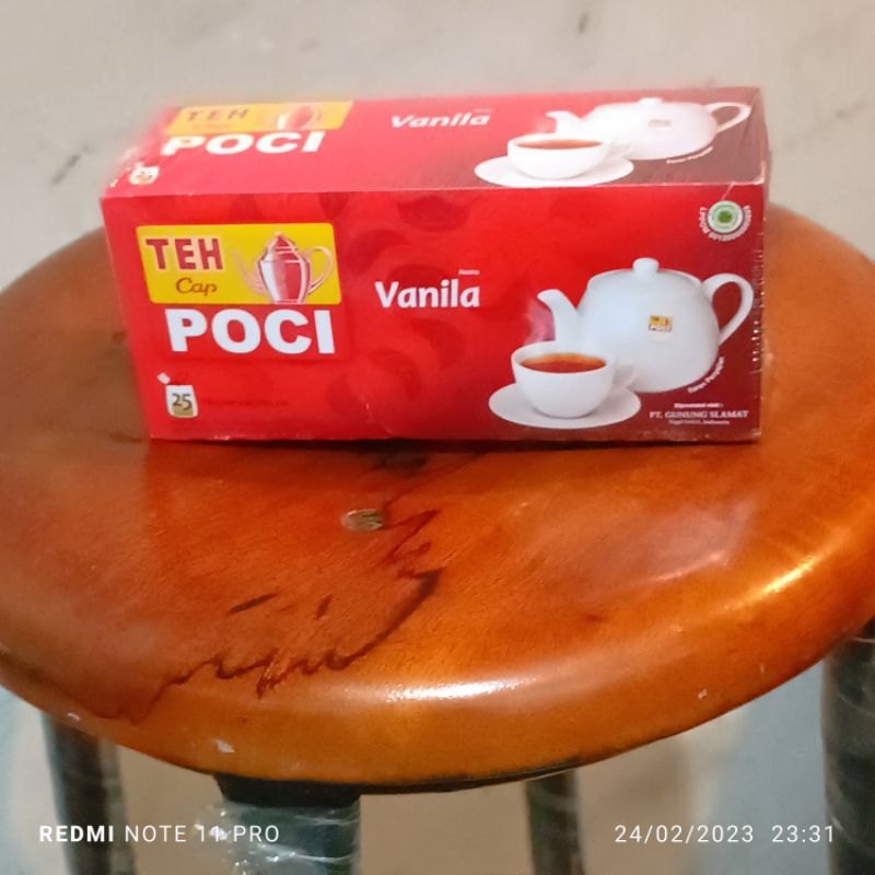 Jual Teh cap poci vanila 25 kantong | Shopee Indonesia