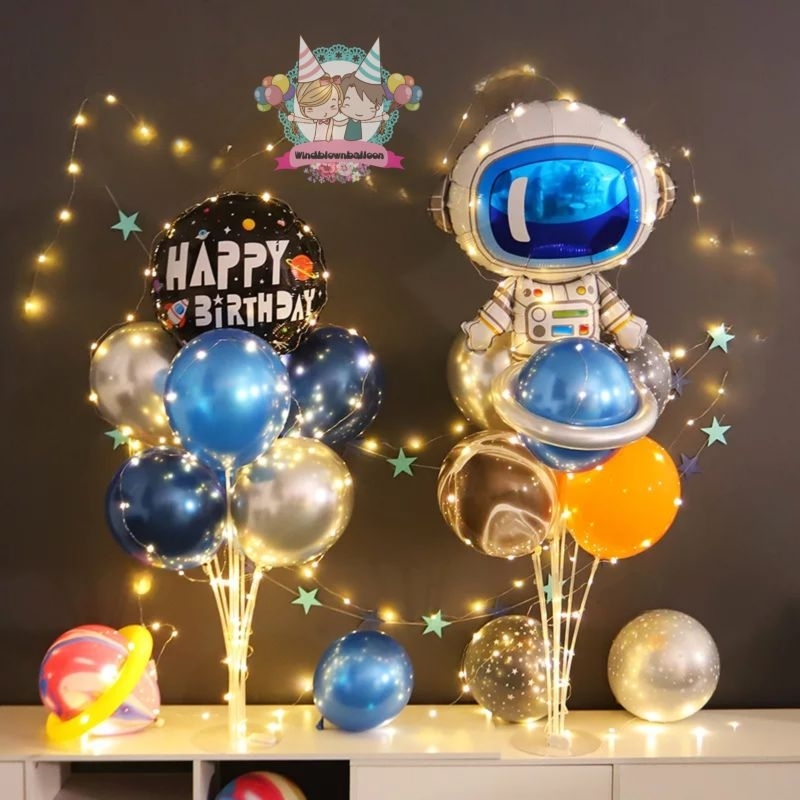 Jual WINDBLOWN BALON PAKET DEKORASI ASTRONOT ULANG TAHUN ULTAH HBD ...