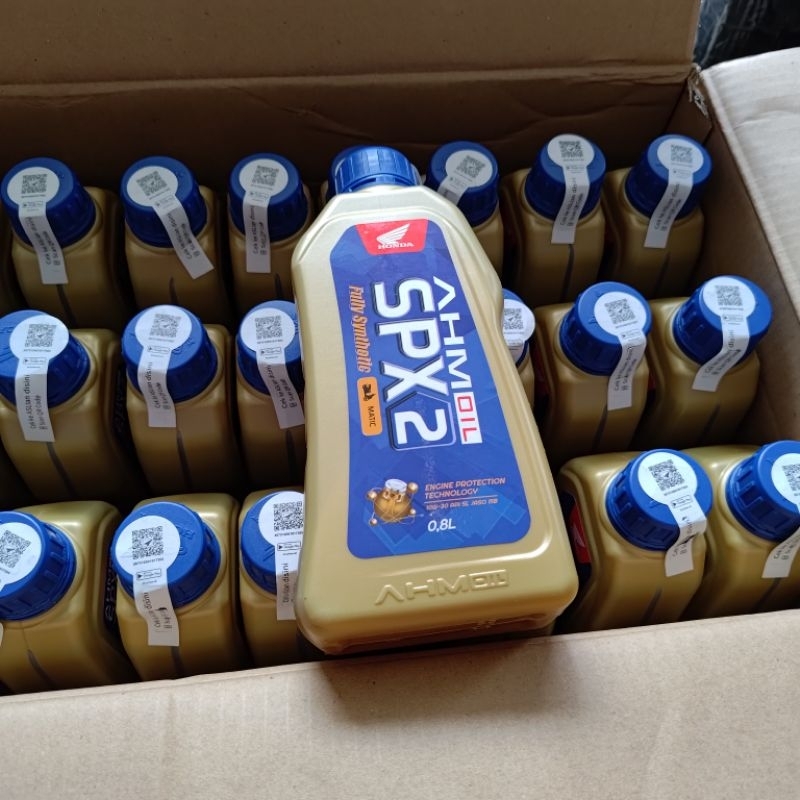 Jual OLI SPX2 OIL MESIN SPX 2 MATIC SYNTETIC HONDA AHM 800ML 0.8L ...