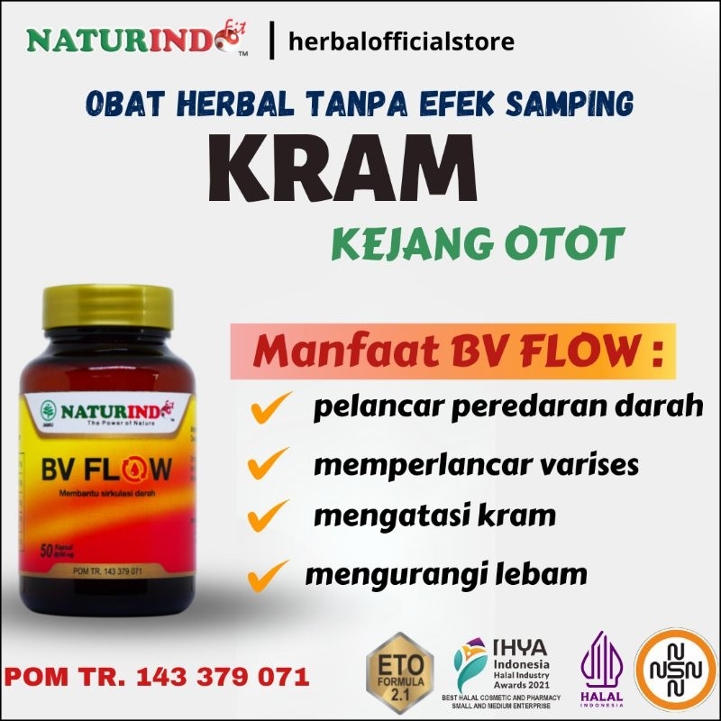 Jual Obat Kram Otot Kejang Otot Herbal Pelancar Aliran Darah Kontraksi ...