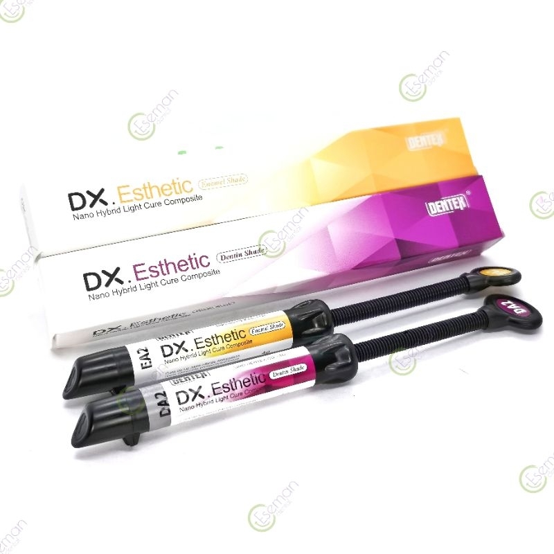 Jual Dentex DX Esthetic EXW A1 A2 A3 Composite Dental Komposit Gigi DX Whiten Extra White Bleach ...
