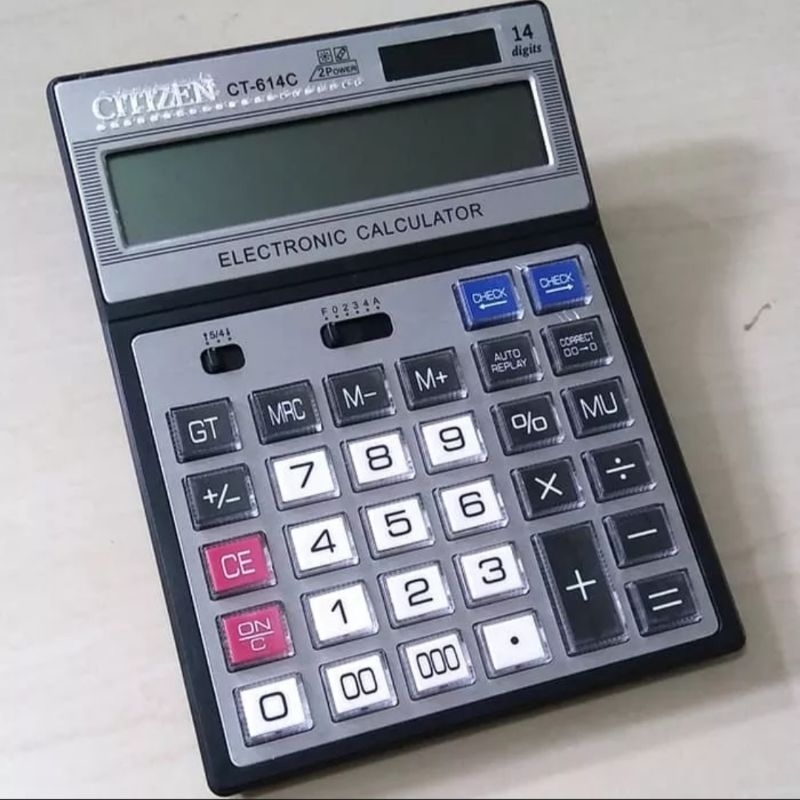 Jual Kalkulator Calculator Meja Dagang 12 Digit Ukuran Layar Besar ...