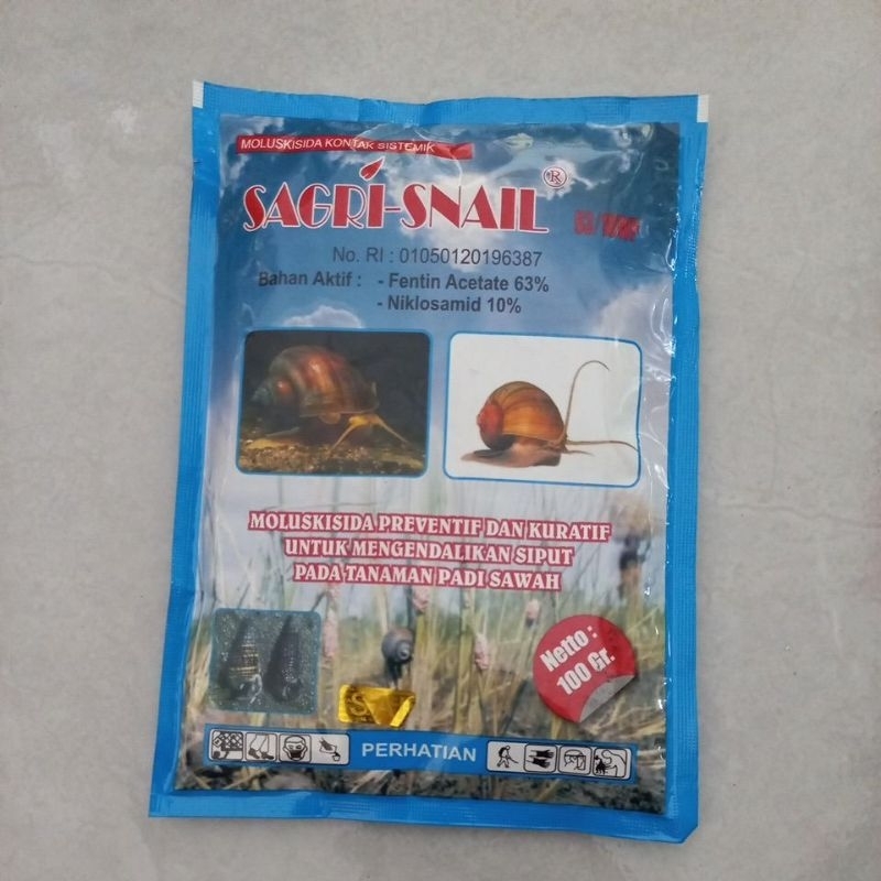 Jual Moluskisida SAGRI-SNAIL 63/10WP Kemasan 100gr - pengendali hama ...