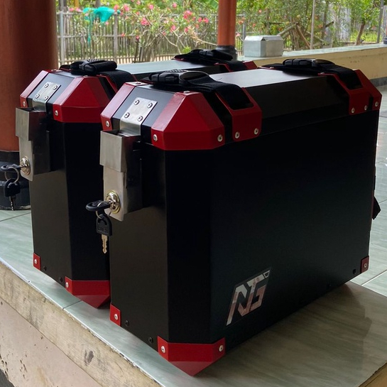 Jual Side box motor touring full set ukuran 24 liter, side box pannier ...