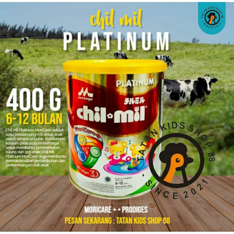 Jual Susu Morinaga Chil Mil Platinum 400 Gram Untuk 6 Sampai 12 Bulan Tahap 2 Dengan Inovasi ...