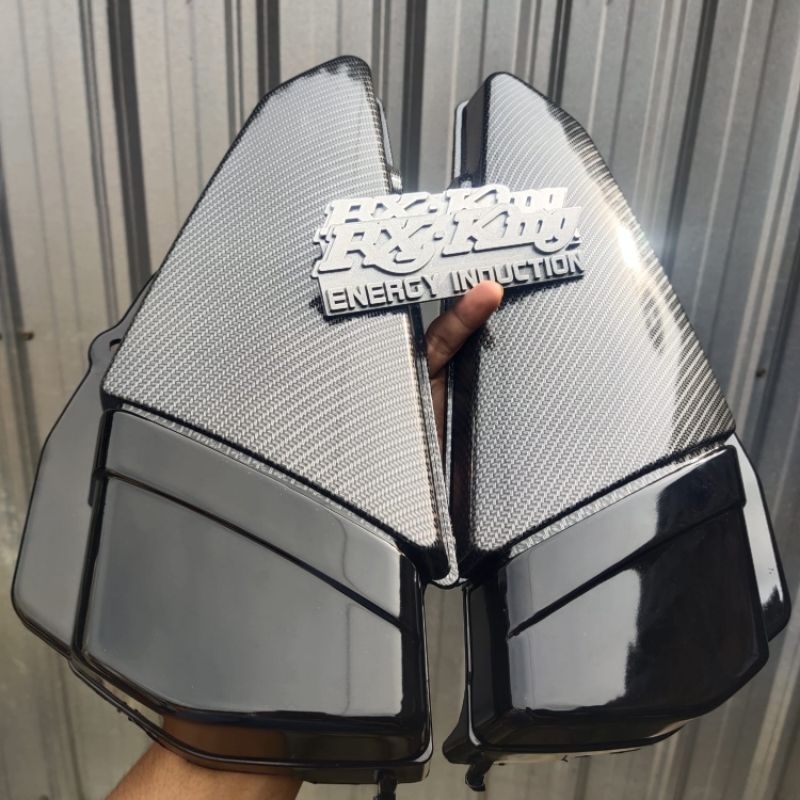 Jual Cover Box Bok Aki Set Rx King Rxk New Carbon | Shopee Indonesia