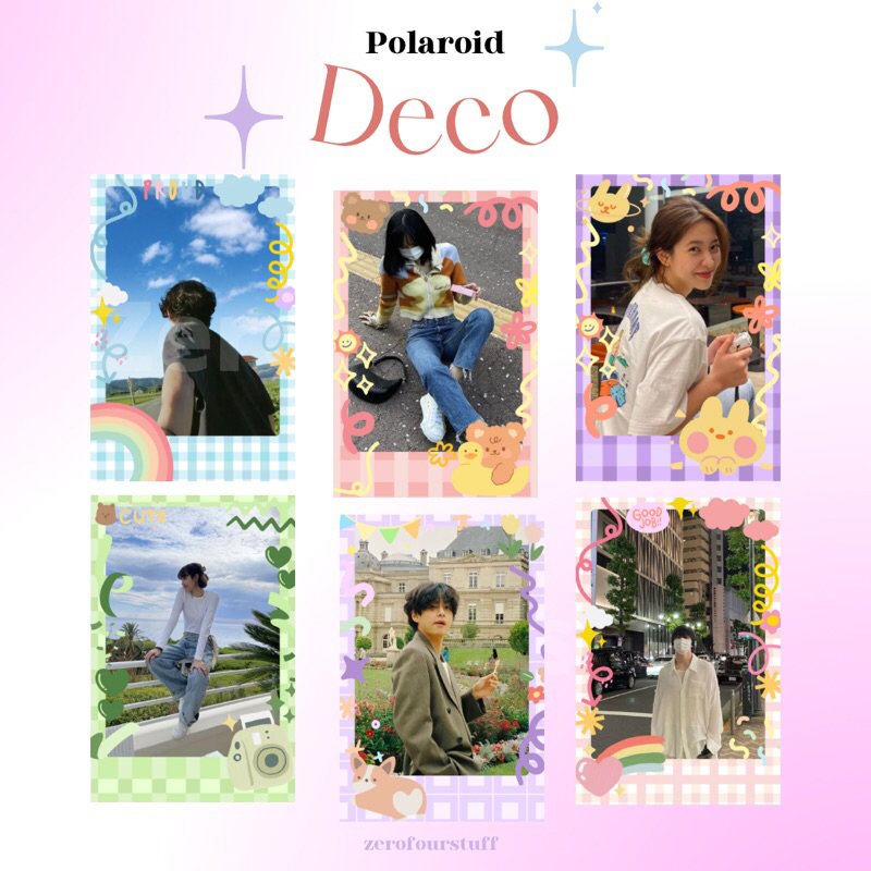 Jual CUSTOM FREEBIES POLAROID DECO FREE CUSTOM / POLCO DECO / POLCOS ...