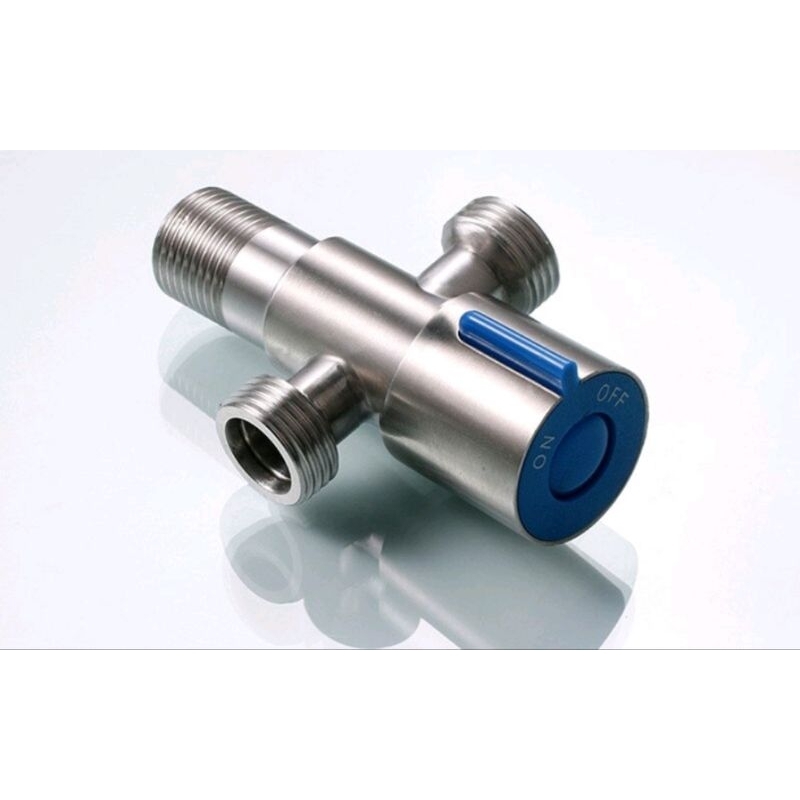 Jual Stop Kran Cabang, untuk kran shower, closet jet washer | Shopee ...