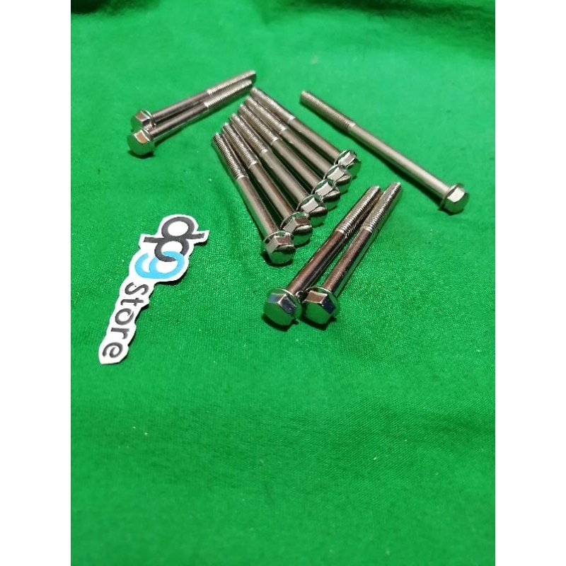 Jual BAUT MESIN BLOCK BLOK KRENGKES CRANKCASE CRANKSHAFT ABSOLUTE REVO KUNCI T8 CHROME IMPORT ...