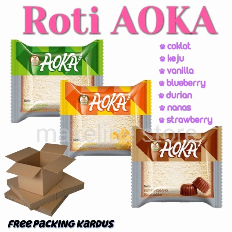Jual Aoka Roti Panggang Aneka Rasa 65 gr | Shopee Indonesia