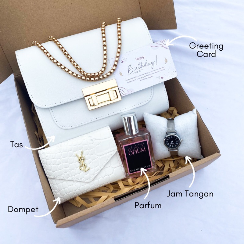Jual [A6462]HAMPERS GIFT BOX TAS SALEMPANG CLARA/KADO PACAR/KADO BESTIE ...