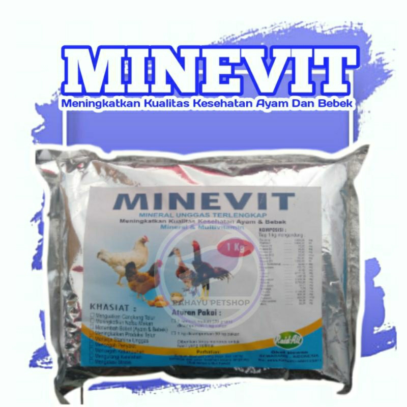 Jual MINEVIT MINERAL UNGGAS AYAM DAN BEBEK 1KG | Shopee Indonesia