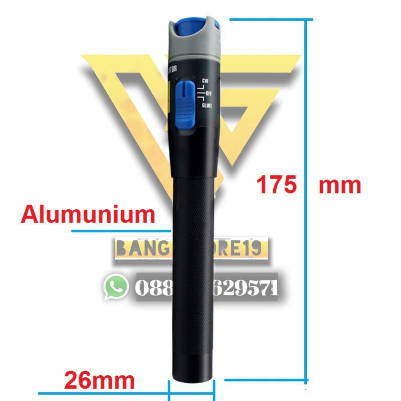 Jual VFL 10mW - Visual Fault Locater/ Senter Laser Fiber Optic FO ...