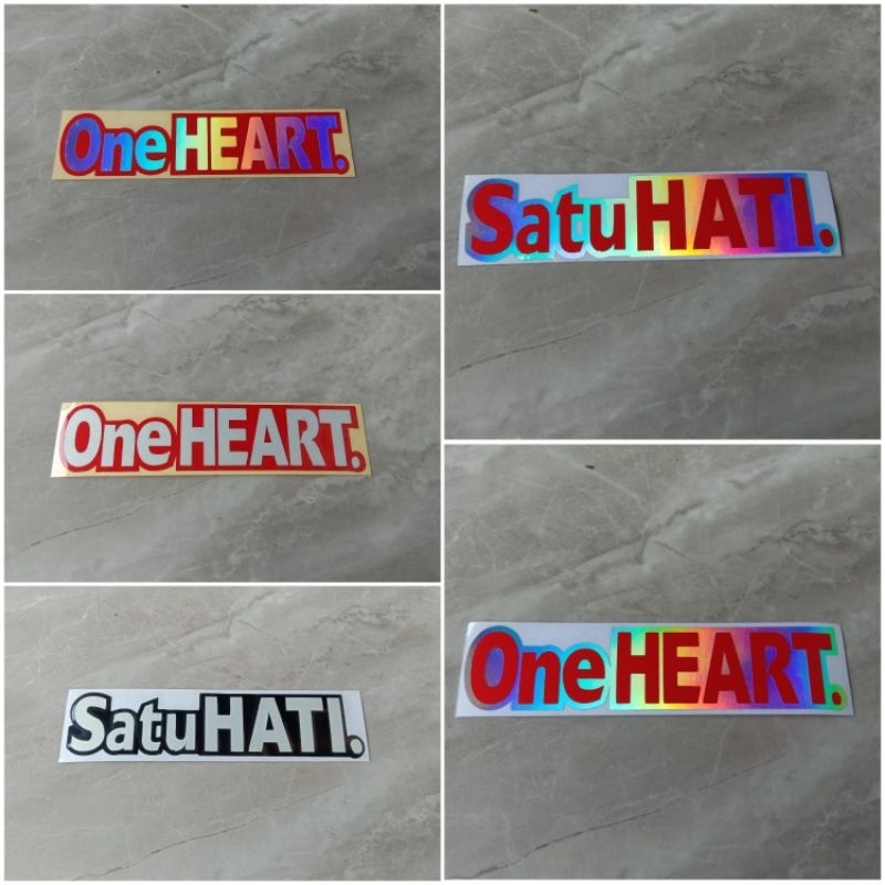 Jual Sticker one heart satu hati motor honda cutting | Shopee Indonesia
