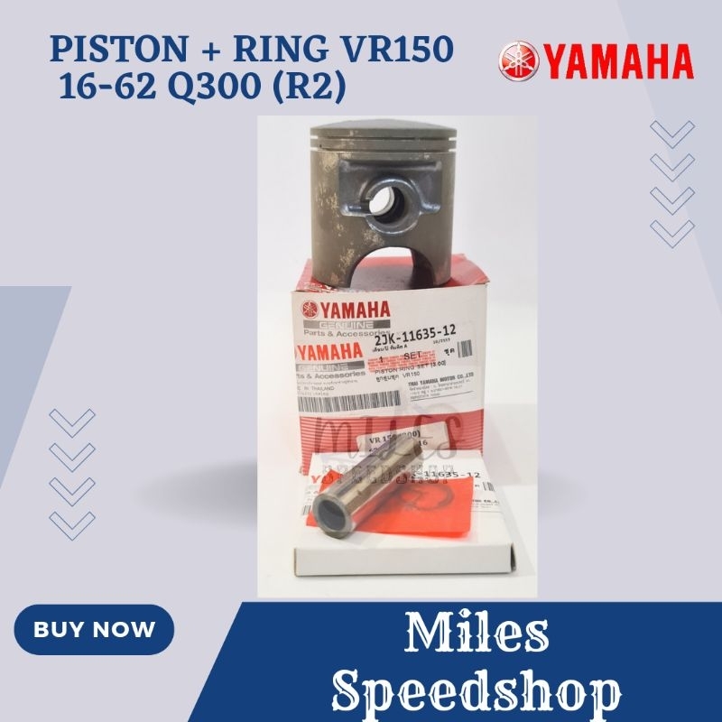 Jual Piston Kit Yamaha VR150 62mm Pin 16 Q300 R2 (2JK-11635-12 ...