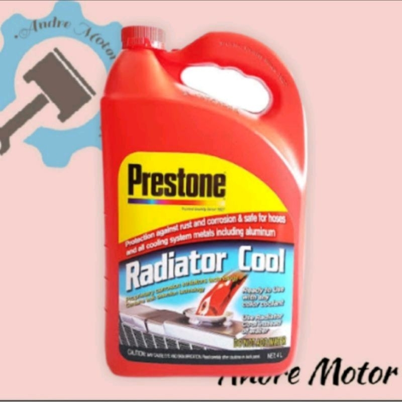 Jual air radiator coolant prestone 4 liter /galon merah.hijau | Shopee ...