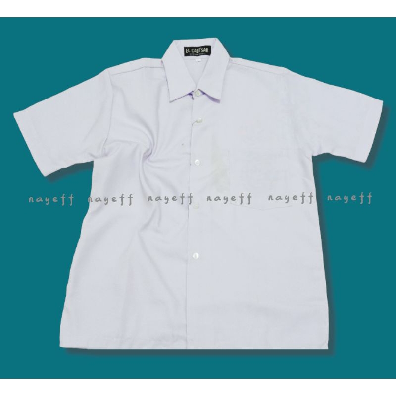 Jual seragam SD hem putih pendek seragam sekolah kemeja pendek SD polos ...