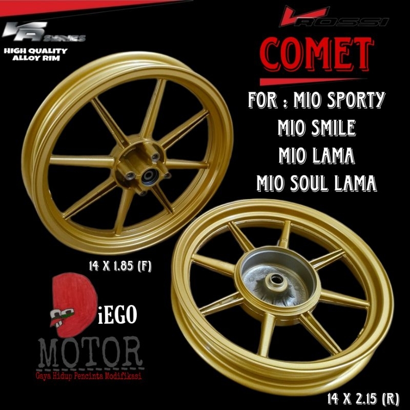 Jual Velg Racing VRossi Venom Comet Yamaha Mio Lama - Mio Soul - Mio ...