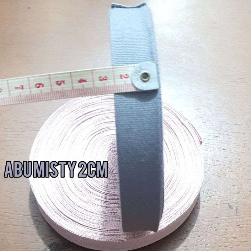 Jual pita katun/pita label/pita canvas katun ukuran 2cm & 2,5cm ...
