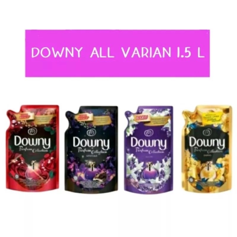 Jual DOWNY Softener Parfum Collection Pouch 1350 ML - 1.35 L - Pewangi ...