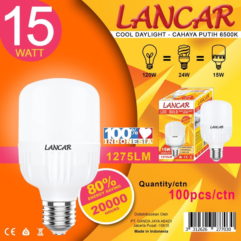Jual Lampu Led Lancar 15w | Shopee Indonesia