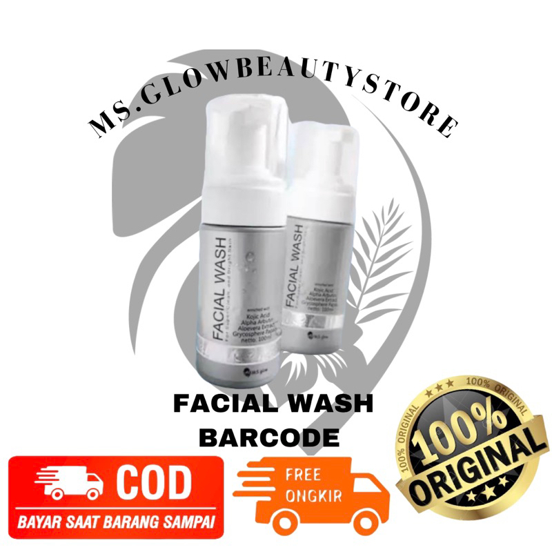 Jual FACIAL WASH MSGLOW BARCODE | Shopee Indonesia