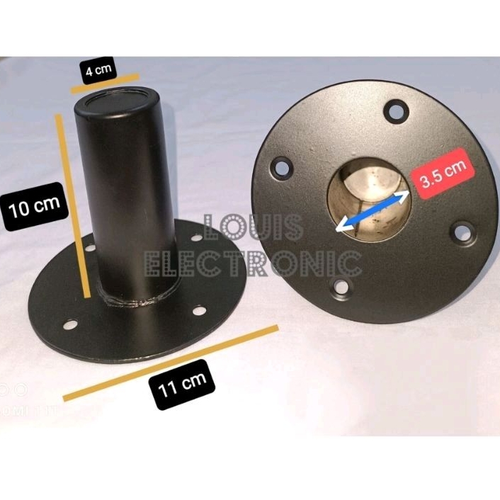 Jual Top Mounting Box Speaker Full Besi Stand Holder Speaker Besi Tiang ...